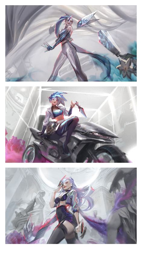 Kda All Out Evelynn Splash Art Concept Revelynnmains
