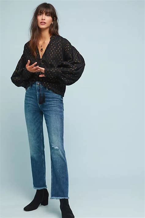 Wrangler Heritage High Rise Straight Jeans Anthropologie