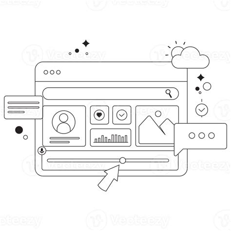 Interface Business Digital Tool Box Outline 2d Illustration 27077206 Png