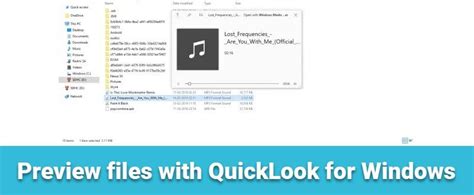 Quick Preview Your Windows 10 Files With Quicklook