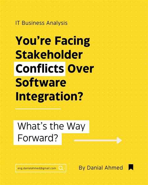 Danial Ahmed On Linkedin Businessanalysis Stakeholdersconflicts
