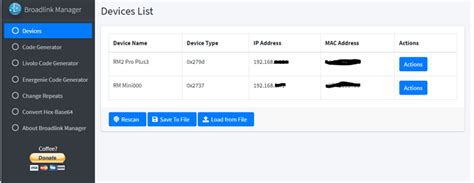 broadlink integration learning commands third party integrations