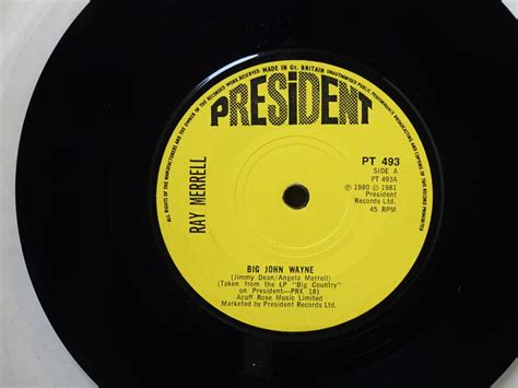 Ray Merrell Big John Wayne Ex 1981 7