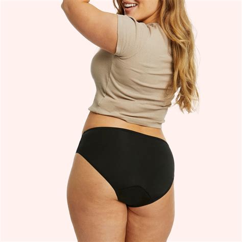 Period Eco Bikini Brief Black Love Luna
