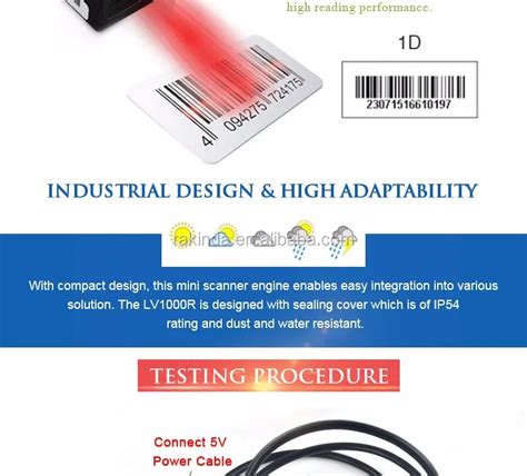 Programmable Barcode Scanner Module Read 1d Bar Code With Free Sdk Api