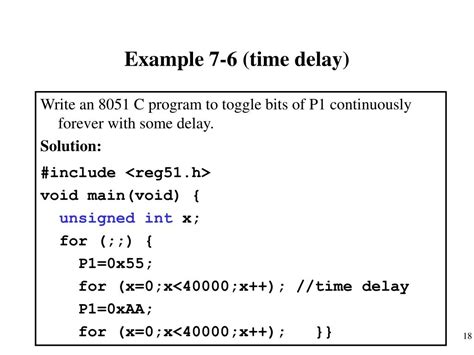 Ppt Chapter 7 8051 Programming In C Powerpoint Presentation Free