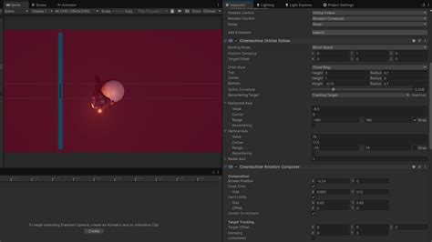 Rotation Composer Tracking Target Lies Outside Hard Limits While Using Orbital Follow Unity