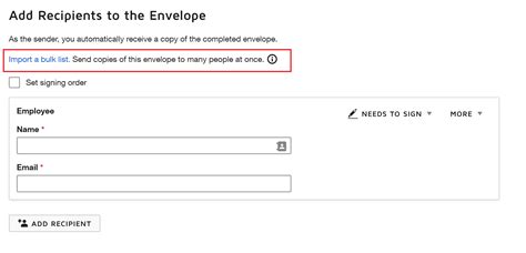 I Need To Send One Document To Multiple People But When I Send To