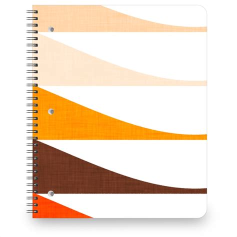 Retro Waves Warm Notebook Shutterfly