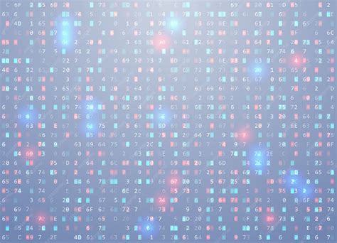 Premium Vector Vector Hex Code Background With Highlight An Important