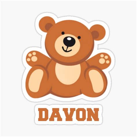Davon Sticker For Sale By Setstickers Redbubble