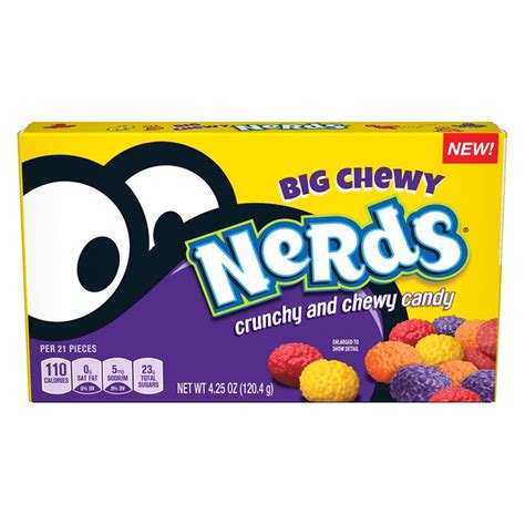 Nerds Big Chewy Theatre Box 4 25oz 120 4g American Soda