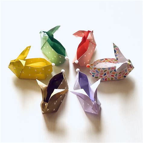 Easy Diy Origami Easter Bunnies Artofit