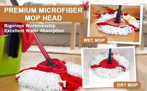 4 Pack Triangle Spin Reusable Mop Heads Replacement Compatible With