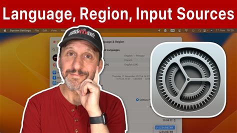 Mac Language Region And Input Sources Settings Youtube