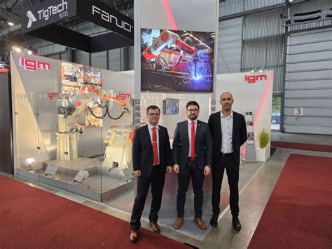Igm Welding Exhibition Brno Msv Igmrobot Roboticsystems… Igm Robotersysteme Ag