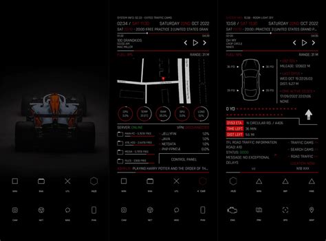 Theme Kustom Ui With Tasker Integration Server Monitor Car Page