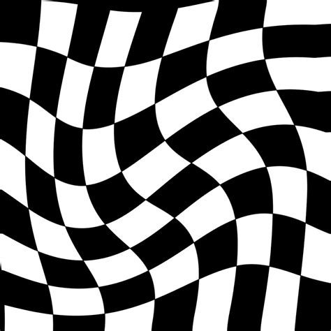Wavy Checkered Pattern Svg Warp Checkered Png Groovy Checkered Svg