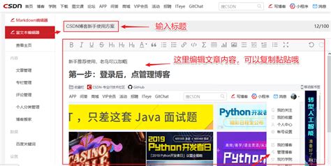 Csdn博客新手使用方案，像使用word一样简单，附快速提升排名技巧csdn发布的文章怎么排序的快 Csdn博客
