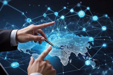 글로벌 비즈니스의 5g Lte 데이터 연결과 함께 통신 네트워크와 무선 모바일 인터넷 기술 프리미엄 사진