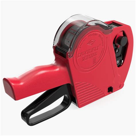 Price Tag Gun Labeler Duodeli Mx5500 3d Model 44 3ds Blend C4d