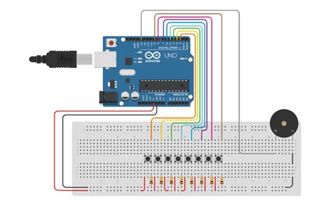 Circuit Design Simulasi Membuat Piano Sederhana Dengan Rangkaian