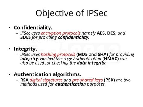 ipsec internet protocol security part 1 pdf information and