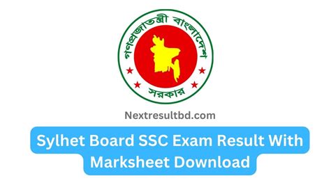 Sylhet Board Ssc Exam Result 2023 With Marksheet