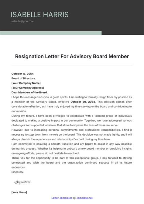 Free Advisory Templates To Edit Online