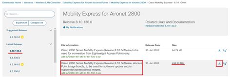 Cisco Mobility Express Software Upgrade Using TFTP Server WIRES AND WI FI