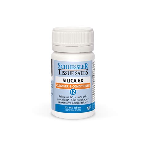 Silica No 12 Tissue Salt Cleanser And Conditioner 125 Tablets Sch