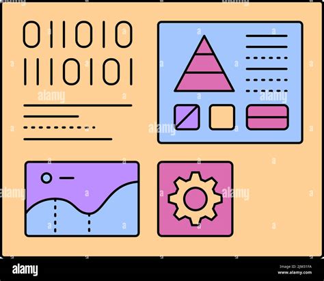 Data Science Process And Algorithm Vector Icon Stock Vector Image And Art