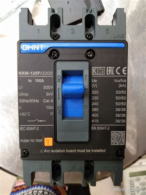 3 Pole Chint Mccb 36ka Rated Current 100a At ₹ 1393 Piece In Kolkata Id 2850013756830