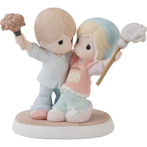 Precious Moments 241026 You Sweep Me Off My Feet Bisque Porcelain Figurine