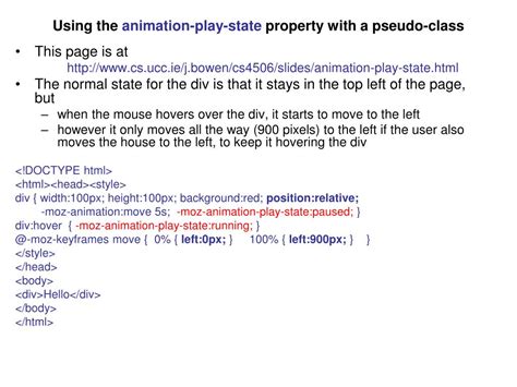 Ppt Animation In Html Powerpoint Presentation Free Download Id6716490