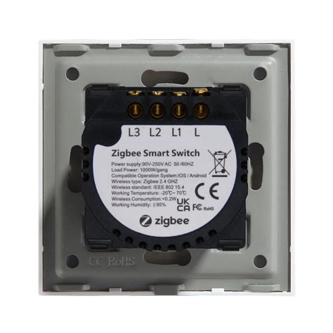 Bseed Double Zigbee Single Live Line Switch 1 2 3 Gang 1 2 3 Way Wall Bseedswitch