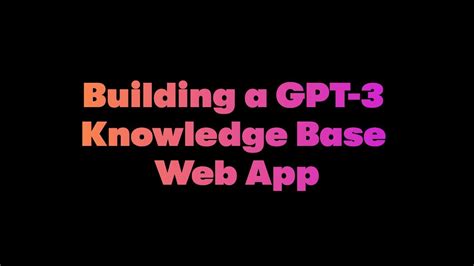 Github Dabblelabgptanswers Node Building A Gpt 3 Knowledge Base App Nodejs