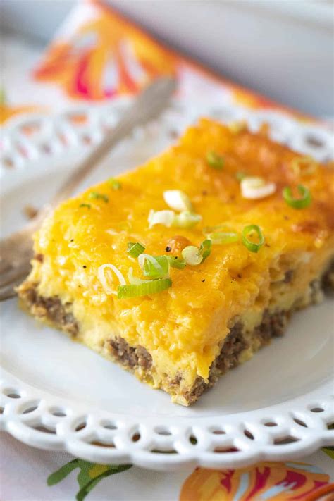 Keto Breakfast Casserole With Sausage And Eggs Low Carb