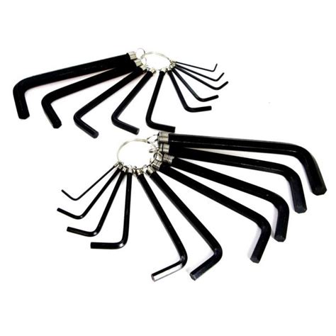 20 Piece Hex Keys Allen Key Set Metric And Imperial Sizes Brooks Models