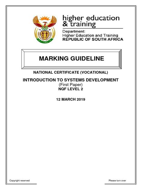 Nc1590 Introduction To Systems Development L2 P1 Memo Supp 2019 Pdf Source Code Class