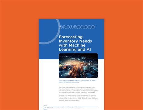 Forecasting Inventory Needs With Machine Learning And Ai Protech Insights