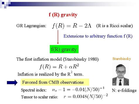 Lecture 4 Modified Gravity Models Of Dark Energy