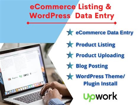 Ecommerce Woocommerce Data Entry Product Listing And Uploading Blog Posting Upwork