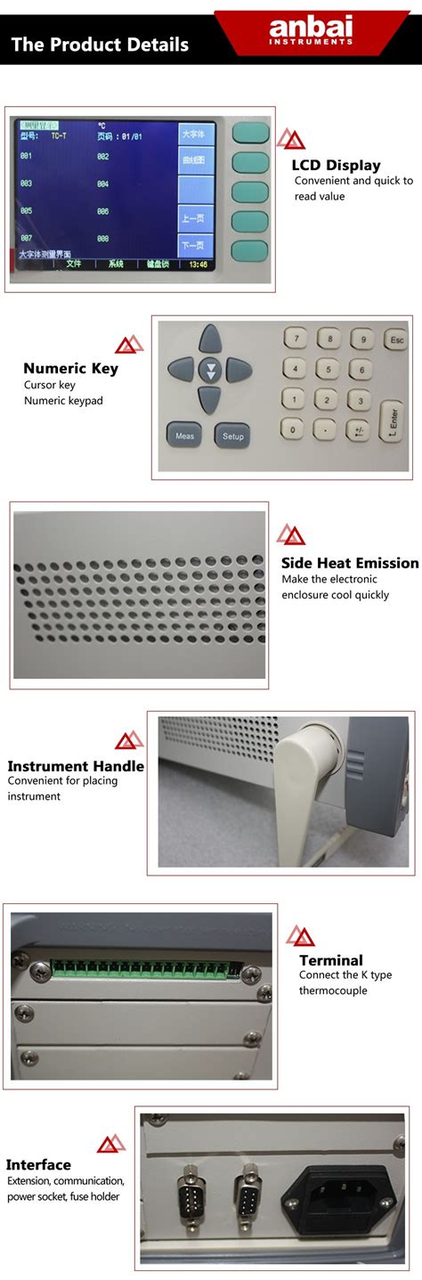 At4516 Multi Channel Temperature Meters Data Logger Instruments Tester Testing Recorder Buy