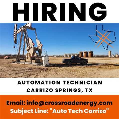 Crossroad Energy Solutions Inc On Linkedin Hiring Automation Technician Energy Texas