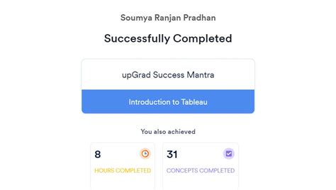 Soumya Ranjan Pradhan On Linkedin Tableau Datavisualization Upgrad Dataanalytics