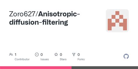 Github Zoro Anisotropic Diffusion Filtering