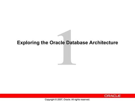 Introduction To Oracle Database Basic Concepts Ppt