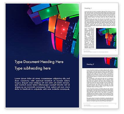 Dynamic Word Templates Design Download Now PoweredTemplate Com