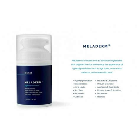 Meladerm Skin Lightening Hyperpigmentation Pigment Correction